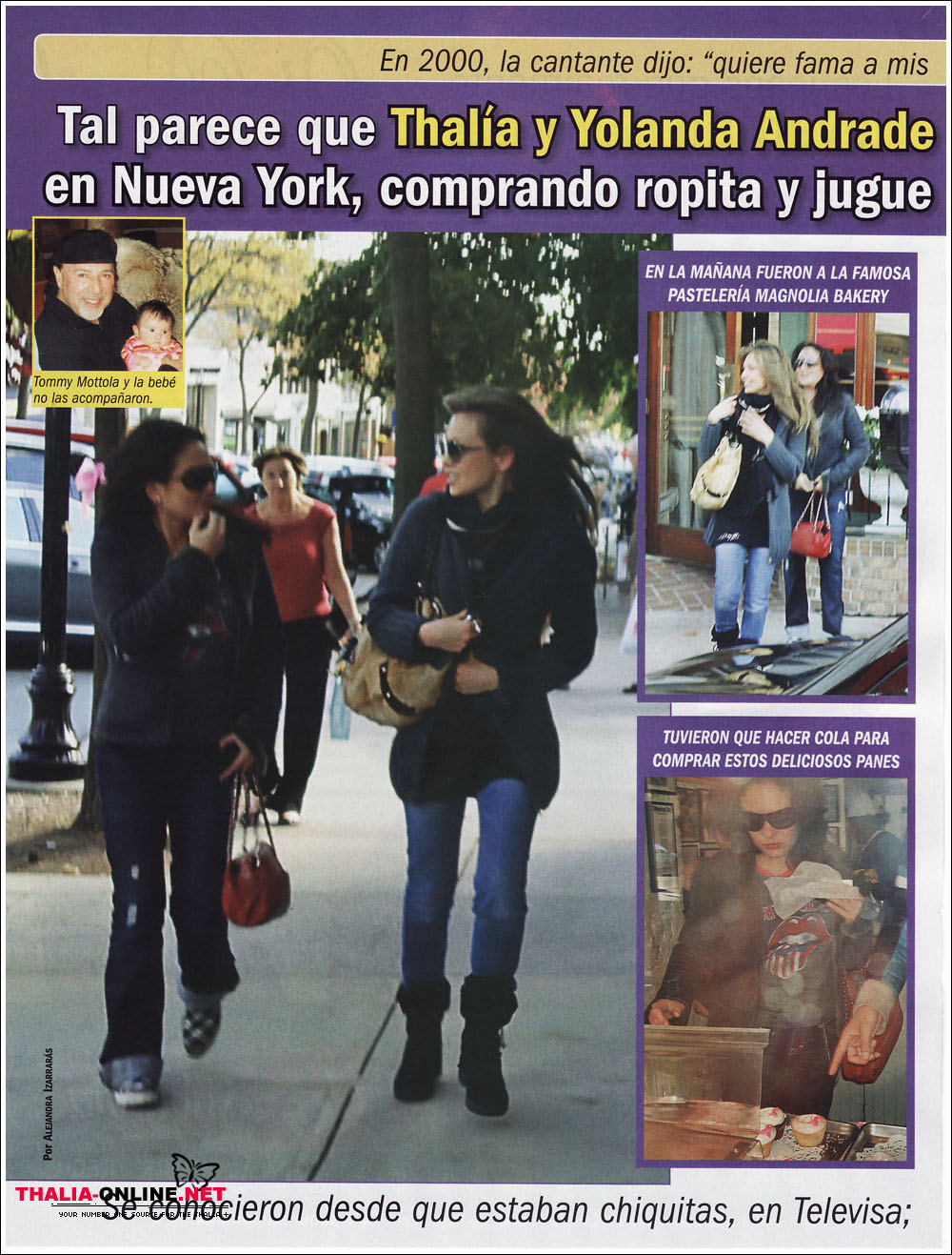 Thalia Trilogy - Thalía y Yolanda Andrade de compras - Imágenes Thalia Trilogy - Thalía y Yolanda Andrade de compras - Imágenes